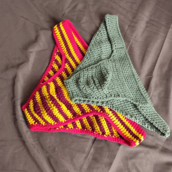 Men's Crochet PDF Pattern, Pinstripe and Brick Mesh Tank Top - Etsy