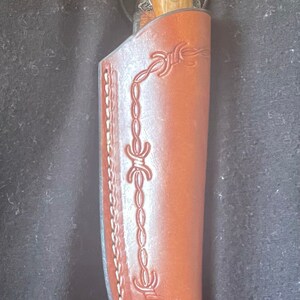 Bifold Leather Wallet Beaver Tail Inlay Wallet Bifold | Etsy