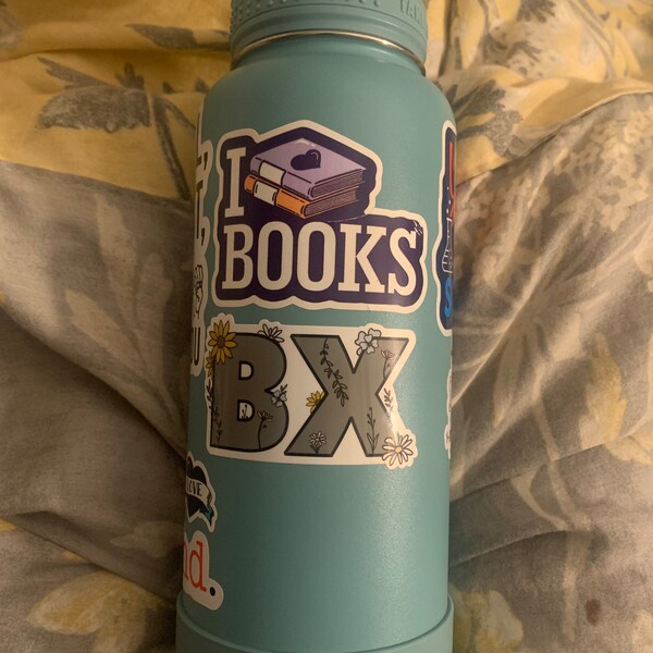 Cute Reading Sticker Pack, Book Stickers for Water Bottle or Laptop ...