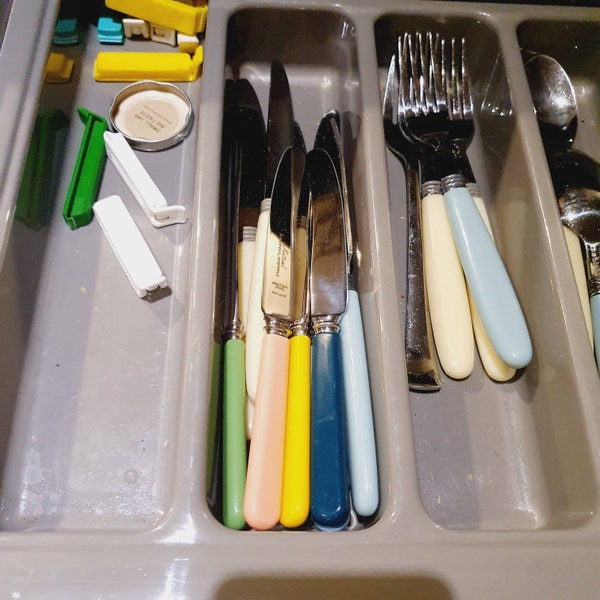 Wonderful Set of Chrome Plated Fish Knives and Forks. Complete Set ...