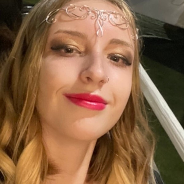 Gold Elven Circlet, Renaissance Circlet, Costume Accessory, Headpiece ...