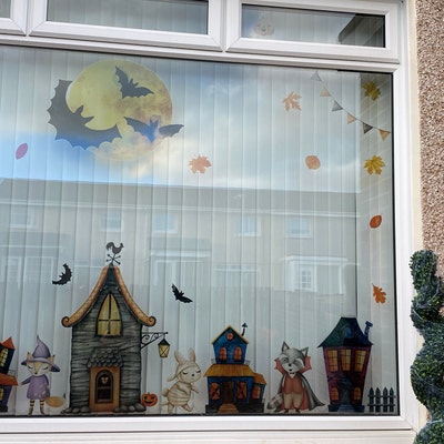 Autumn Leaves Window Stickers, Autumnal Leaves Window Sticker, Autumn ...