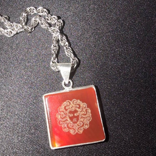 Intaglio Medusa Intaglio Pendant Silver | 925K Sterling Silver ...