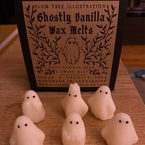 Ghostly Vanilla Soy Wax Melts Gothic Wax Melts Ghost - Etsy
