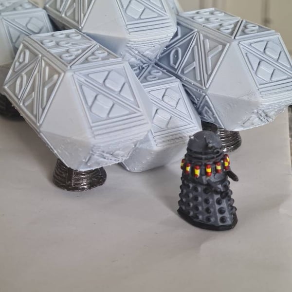 Imperial Space Pepperpots Landing Shuttle - 28mm Scale 3D Printed Resin ...