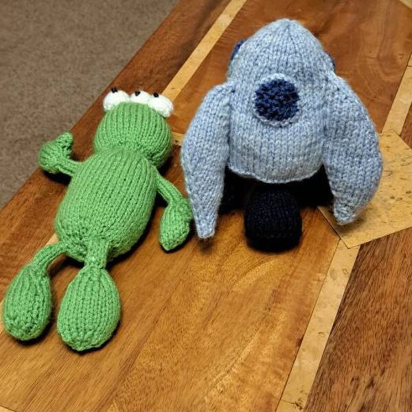 Alien Adventure Toy Knitting Patterns - Etsy