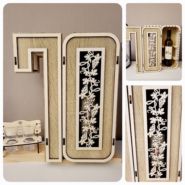 Gift Box Vector SVG File for Laser Cut Machines and Glowforge User ...