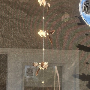 Flying Pig Wood Wind Spinner | When Pigs Fly Hanging Mobile | Whirligig ...