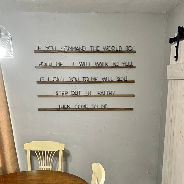 Handmade Aspen Wood Letter Ledges | Acrylic Letter Board - Etsy