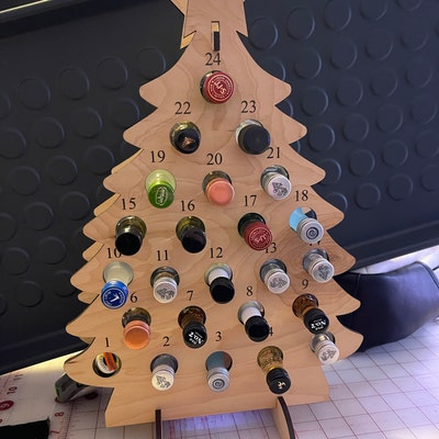 Mini Liquor Bottle Christmas Tree, Alcohol Advent Calendar, Adult ...