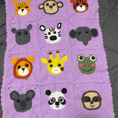Jungle Baby Blanket Crochet Pattern Digital Download PDF - Etsy