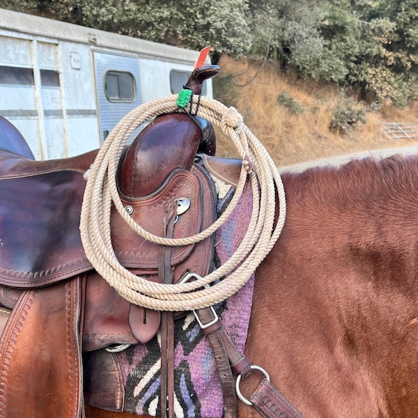 Cowboy Rope Keeper Strap for Saddle, Bungee Rope Holder Keeper for ...