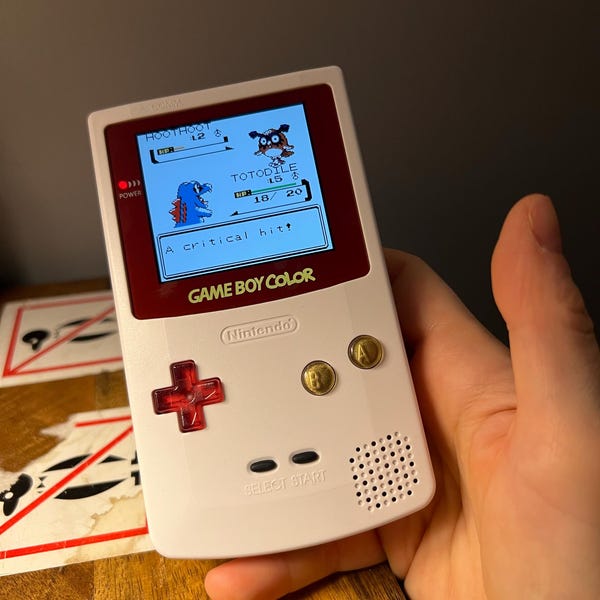 Custom IPS V3 Backlit Nintendo Gameboy Advance Clear Blue/sky Blue Opal ...