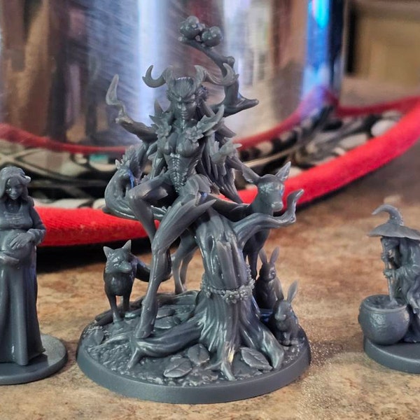 Miniature Fox Folk Tribe Shaman Dnd Miniature for Tabletop Games ...