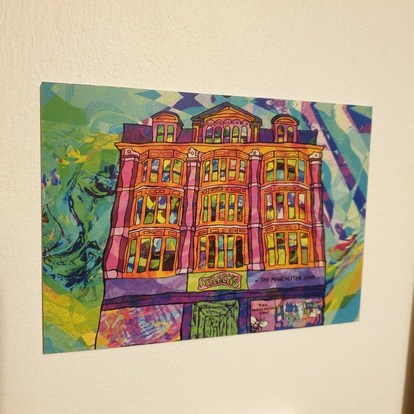 Nottingham Skyline Postcard, Nottingham Contemporary Gallery Postcard ...