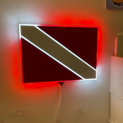 WASD Keys Edge Lit LED Sign Neon Like LED Arcade - Etsy