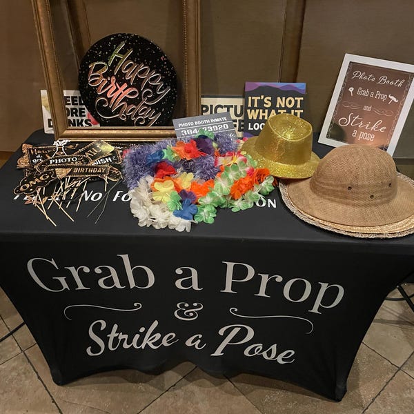 4 Foot Photo Booth Table Cloth - Etsy