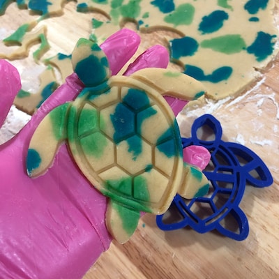 Sea Turtle Cookie Cutter With Detail - Etsy