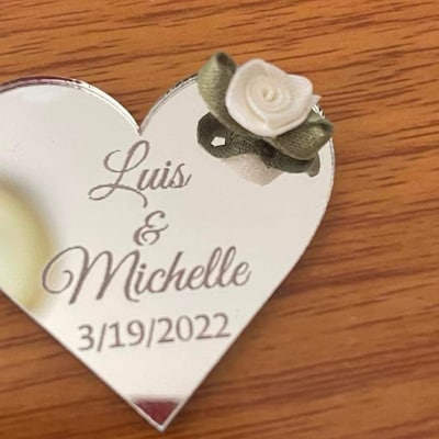 30pcs Small Crown Engrave Name Custom Acrylic Mirror Sticker - Etsy