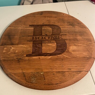 Bourbon Barrel Stave Personalized Office Desk Name Plate Laser - Etsy