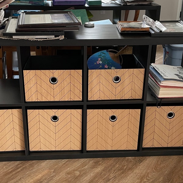 Kallax Storage Bins, Wooden Storage Box, Kallax Insert, Kallax Box ...