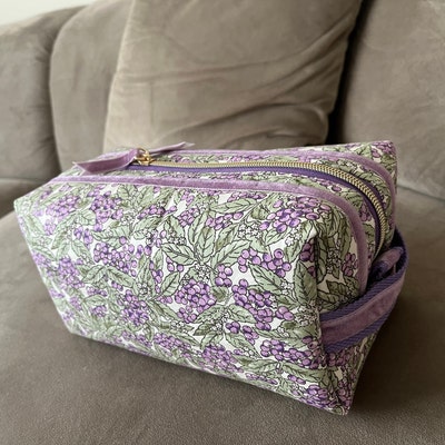 Boxy Pouch Sewing Pattern Dopp Kit Zipper Pouch Boxy Bag Storage Bag ...