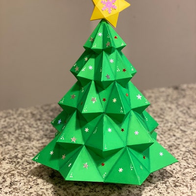 Christmas Tree Arbol de Navidad Template PDF STUDIO SVG Low - Etsy España