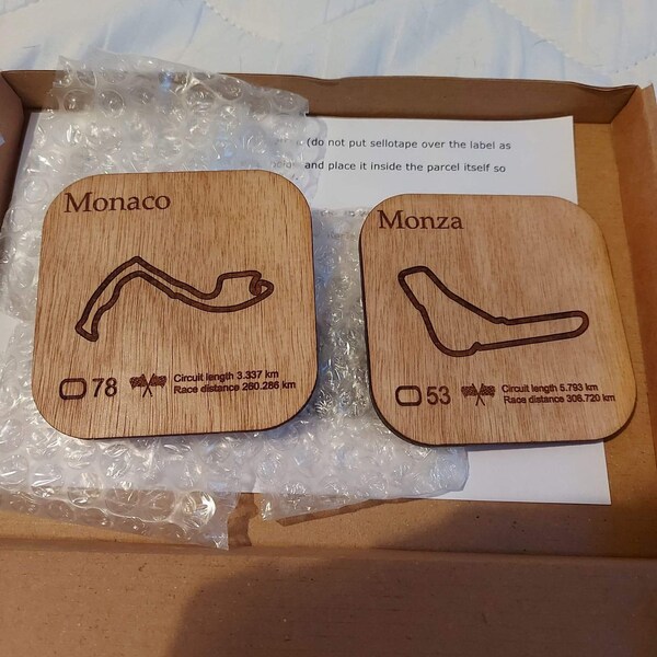 Any F1 Race Track Coaster | Formula One Wooden Coasters | F1 | Formula ...