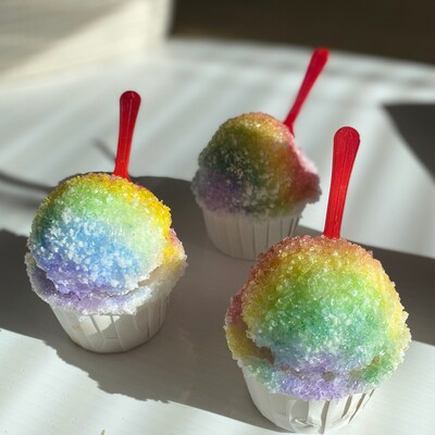Fake Hyper Realistic Snow Cones. Set of 3 your Choice of Colors Perfect ...