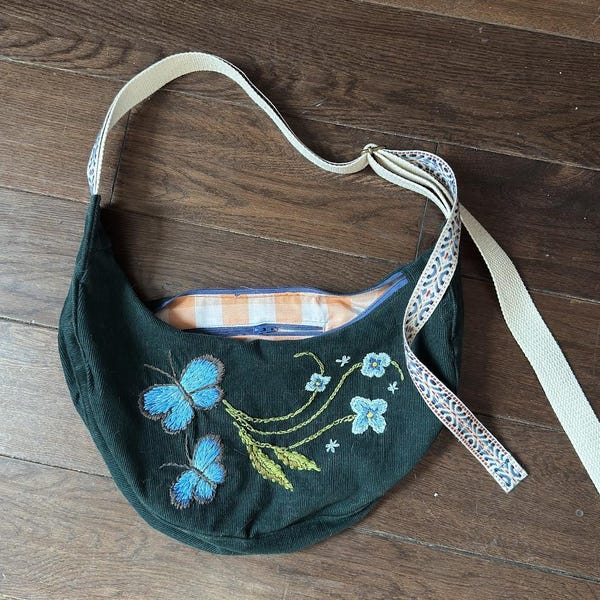 Crosstown Crescent Bag PDF Sewing Pattern - Etsy