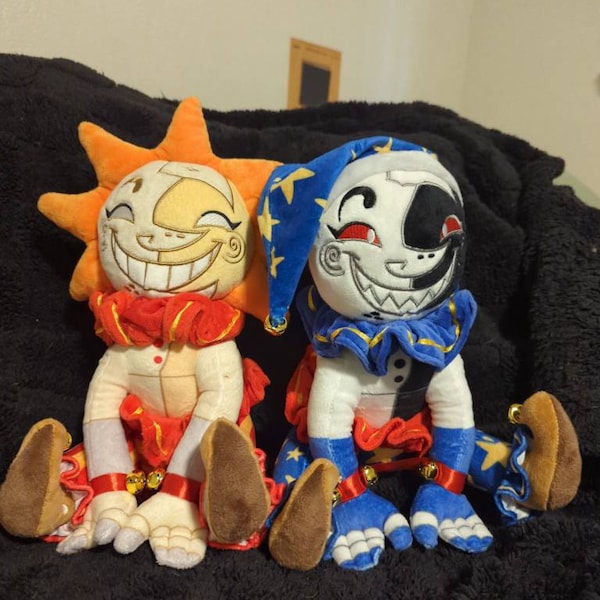 Sun and Moon Plushies READY TO SHIP - Etsy
