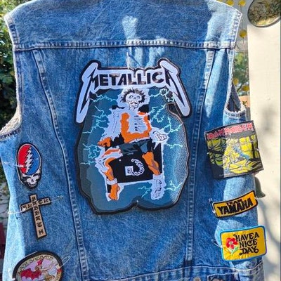 Grim Reaper Back Patch Gothic Embroidered Patch for Jackets - Etsy