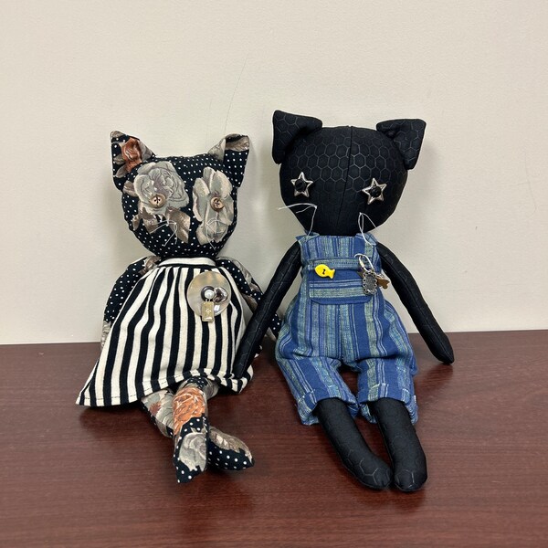 Cat Sewing Pattern PDF Make More Than One Type of Cloth Cat Doll ...