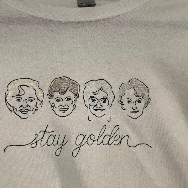 Golden Girls Caricature Machine Embroidery Download TWO SIZES - Etsy