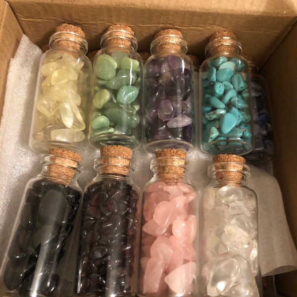 1oz (30g) Crystal Chip Bags, Gemstone Chip Bags - American Seller - - Etsy