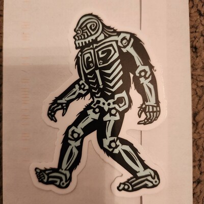 Sasquatch Decal Sticker - Etsy