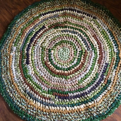Braided Rug, PDF 8 Strand Braid-in Round Rag Rug Tutorial, DIY No Sew ...