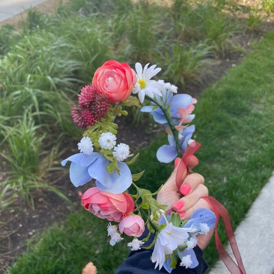 Lily of the Valley Flower Crown, Flower Girl Halo, White Flower Crown ...