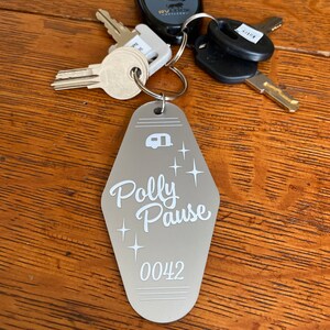 Bulk Personalized Motel Keychain // Bridesmaids Bachelorette Keychains ...