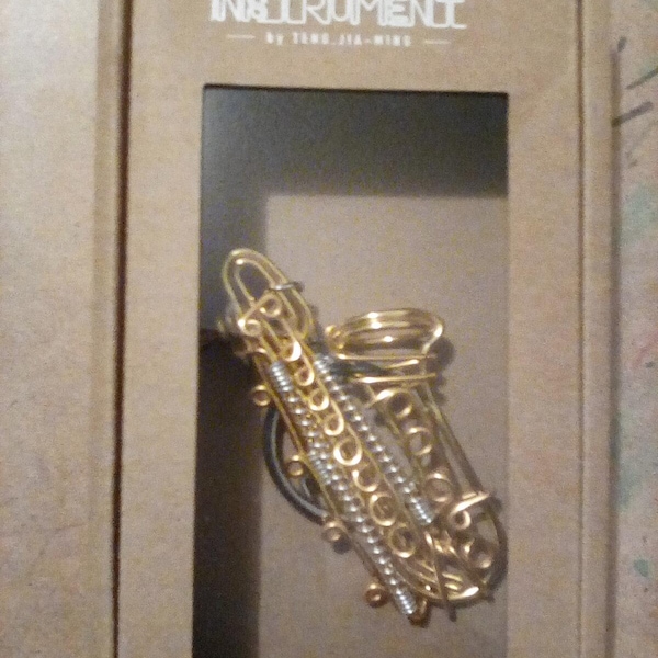 Violin Wire Art Instrument Keychain - Etsy