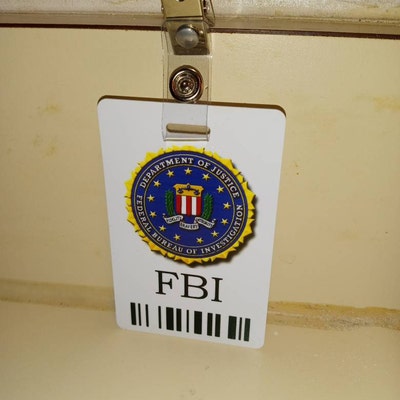 FBI Halloween Costume Movie Prop - Etsy