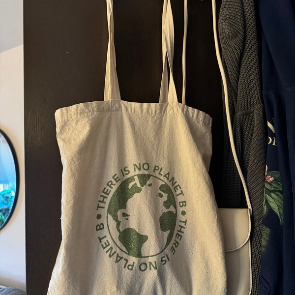 There is No Planet B Tote Bag Climate Change Global Warming Reusable ...