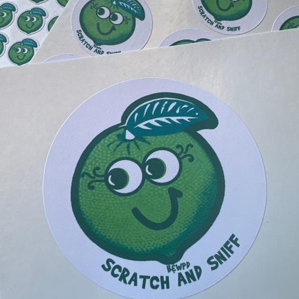Halloween Scented Scratch and Sniff Stickers. Scented Chocolate Sticker ...