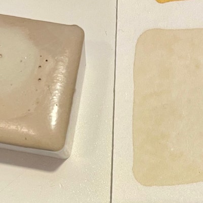 Handmade Watercolor Titan Buff Warm Beige for Painting, Calligraphy ...