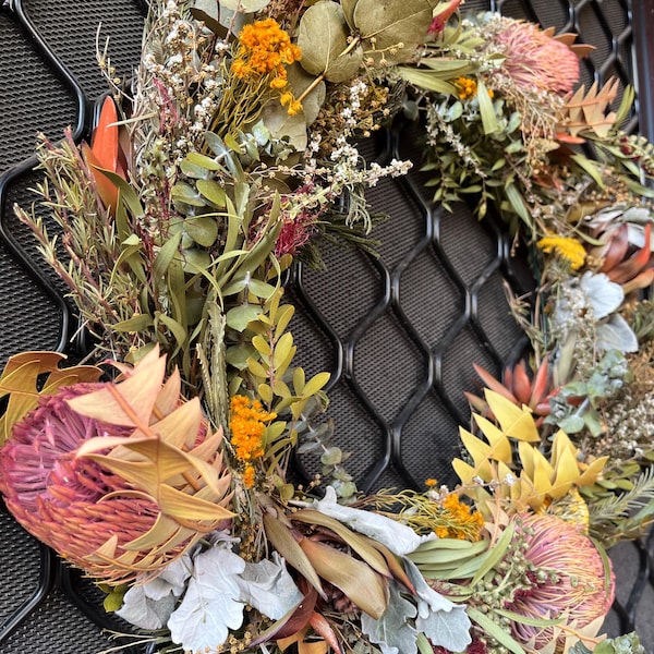 Australian Native Preserved Flower Centrepiece Wedding Table Floral ...