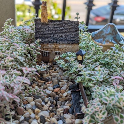 3 1/2 Miniature House Cottage Terrarium Decoration - Etsy