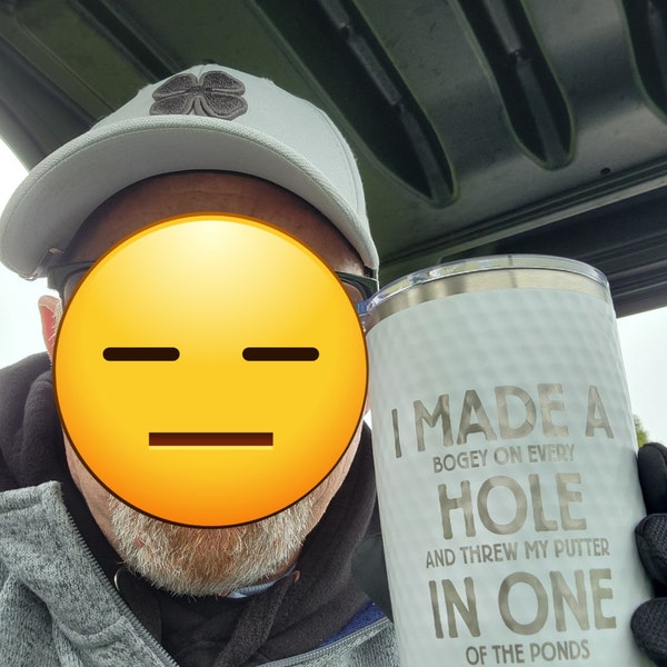 Engraved Golf Ball Dimple Tumbler: Personalized Golfer Gift - Etsy