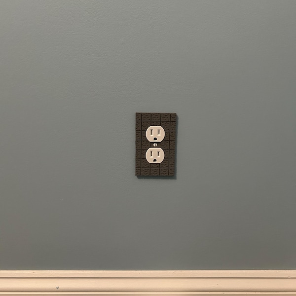 Minecraft-inspired Electrical Outlet Cover - Etsy