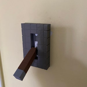 Minecraft-inspired Lever Light Switch Plate - Etsy