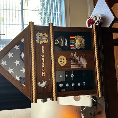 USCG Surfman Shadow Box Display - Etsy